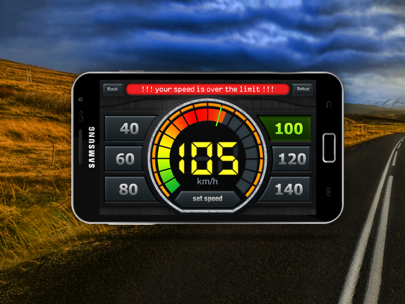 Speed limit checker by Peter Zakor (ZivDesign) on Dribbble
