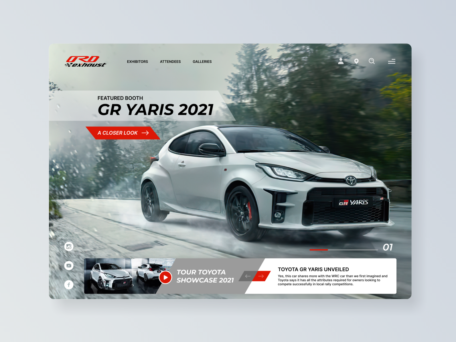 Auto Showcase Tour - GR Yaris by fazriyawan on Dribbble