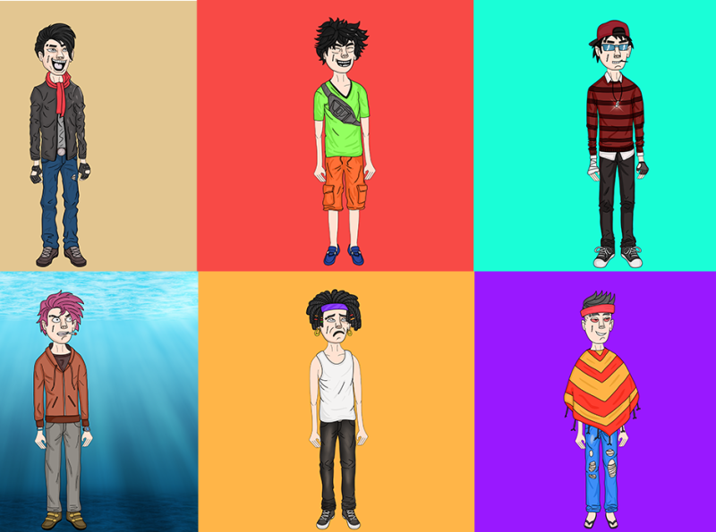 NFT Character Illustration by Pratik Barua on Dribbble