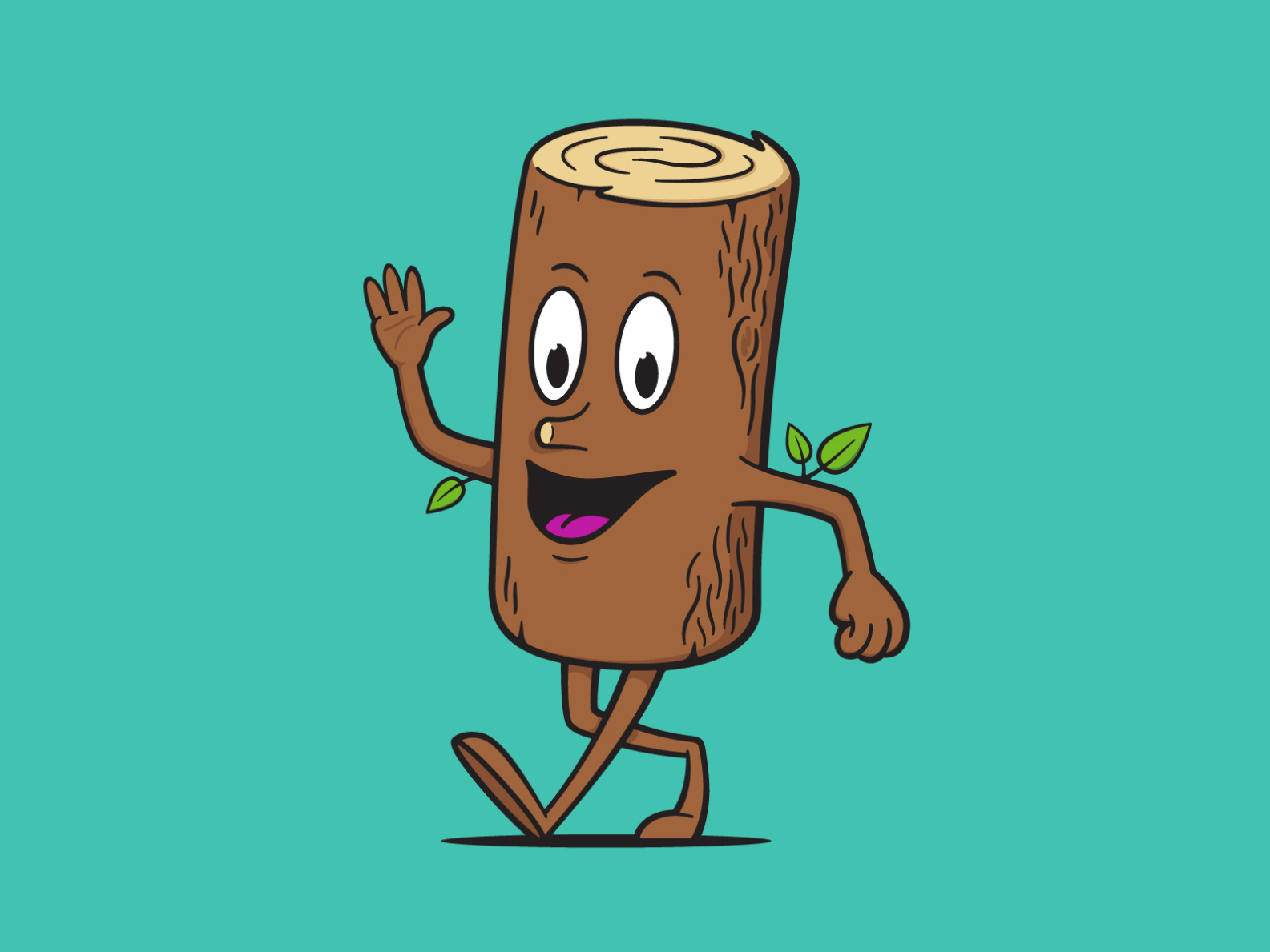 Lincoln the Log by Bob Ewing on Dribbble