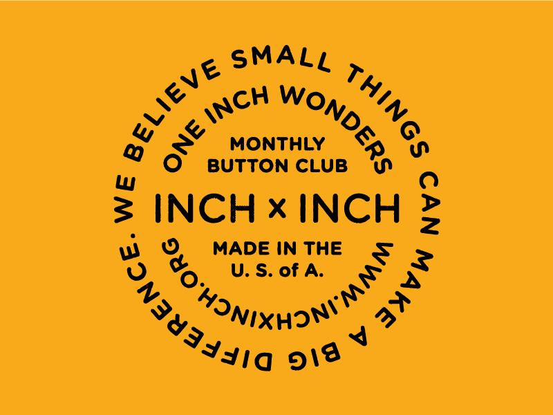 Inch x Inch - Big Ol' Badge by Bob Ewing on Dribbble