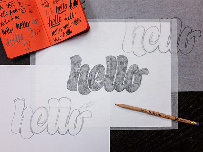 Hello - Final Sketch by Bob Ewing on Dribbble