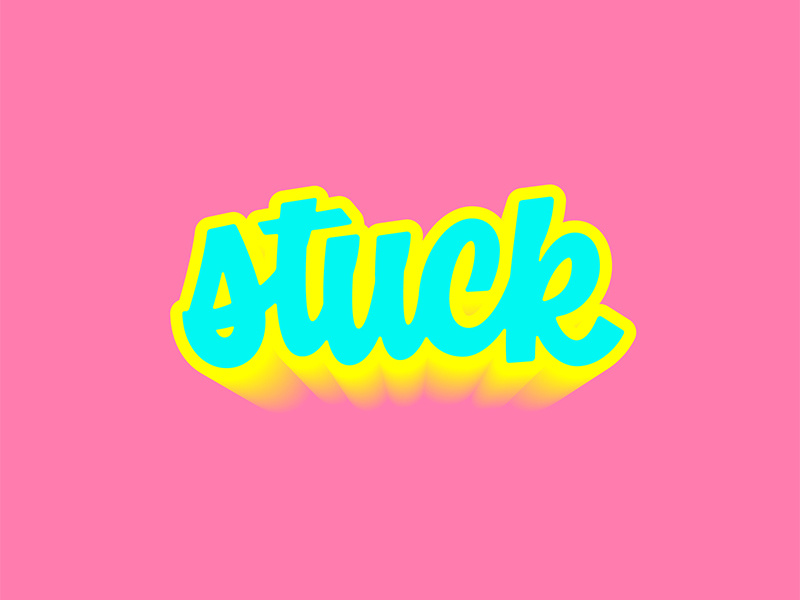 Stuck by Bob Ewing on Dribbble