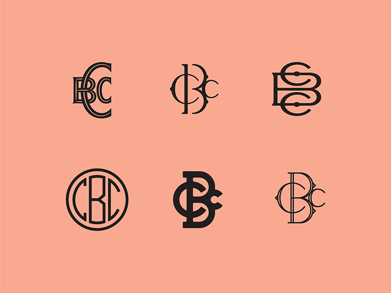 CBC Monograms by Bob Ewing on Dribbble