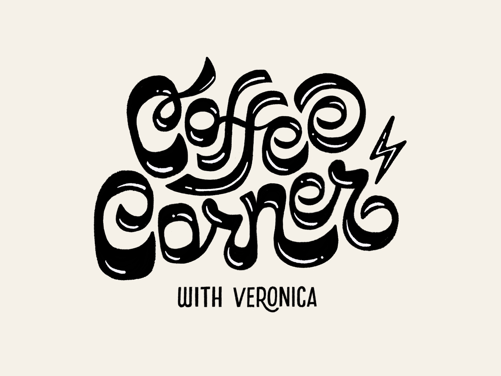 Coffee Corner Lettering by Alexa Edgerton on Dribbble