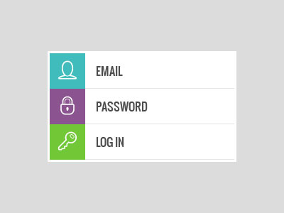 Free Psd Login Form 7 by TemplateMonster on Dribbble