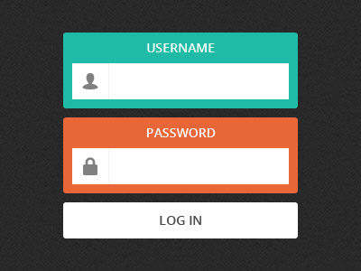 Free Psd Login Form 9 by TemplateMonster on Dribbble