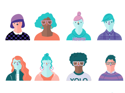 people by Grace Chen on Dribbble