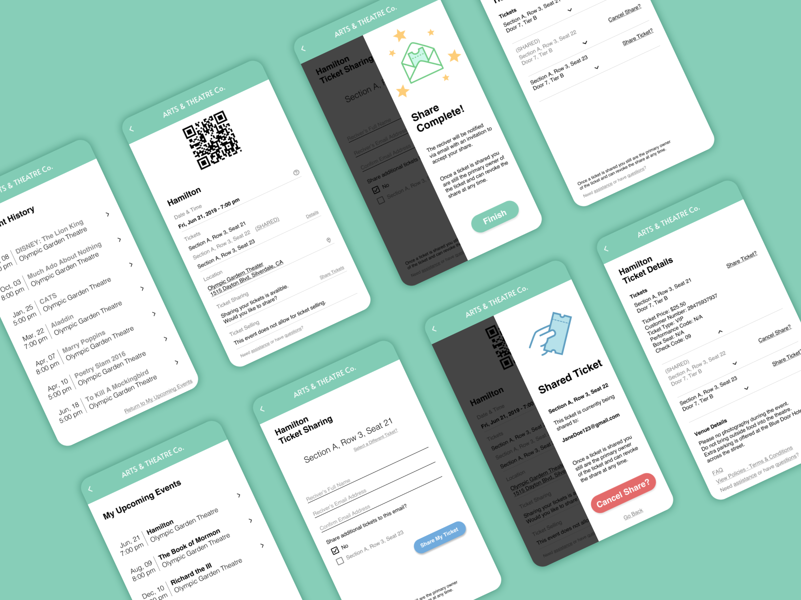 Ticketing App Design by Tina on Dribbble