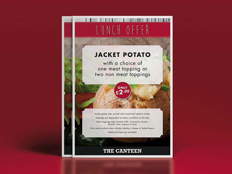 Restaurant Lunch Offer' Menu by Sarah Nelson Carter on Dribbble