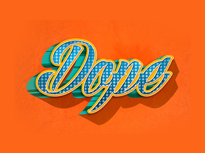 Dope Type by Matt Nosworthy on Dribbble