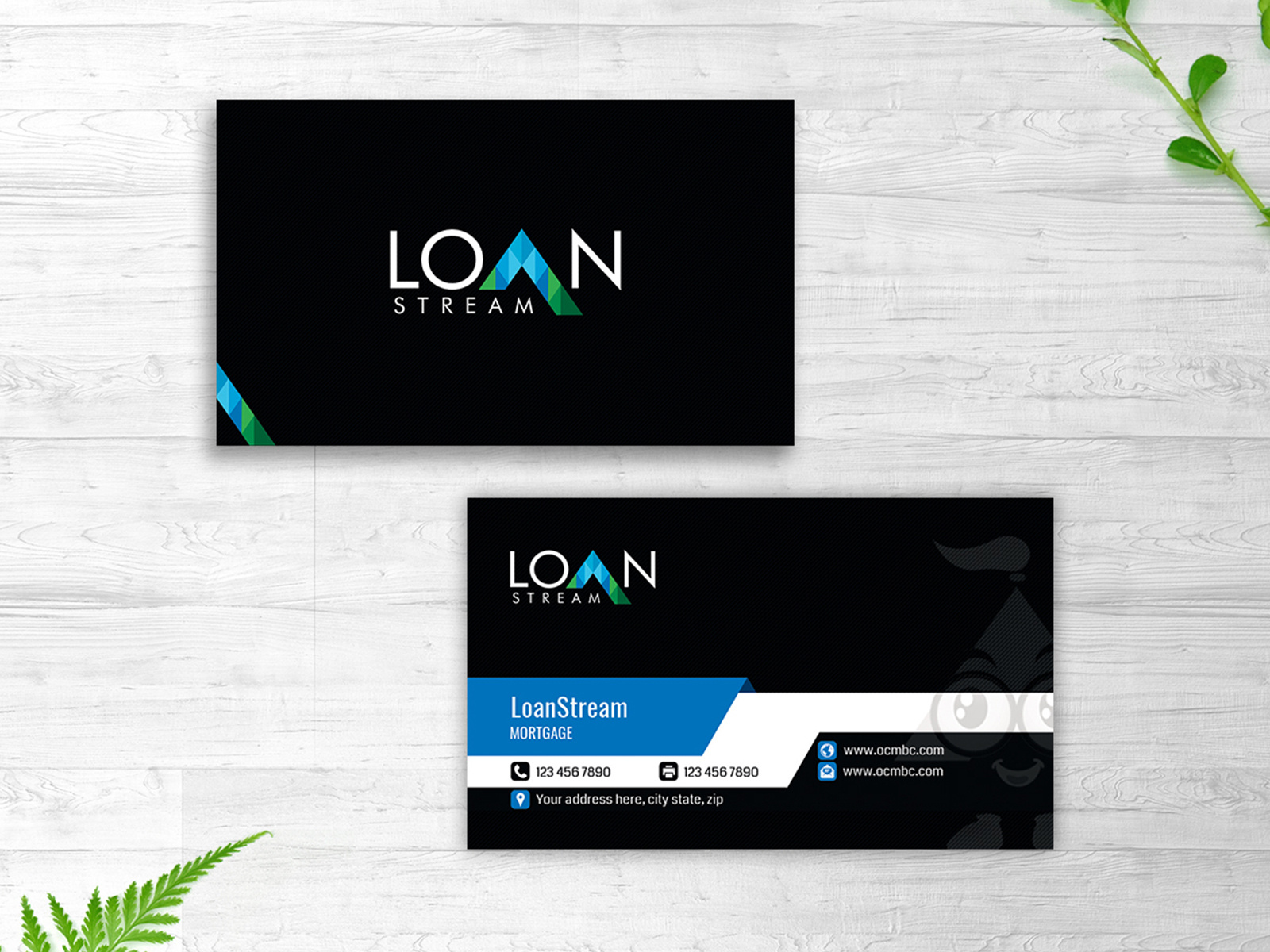 Loan Business Card Design by BusinessCard Junction on Dribbble