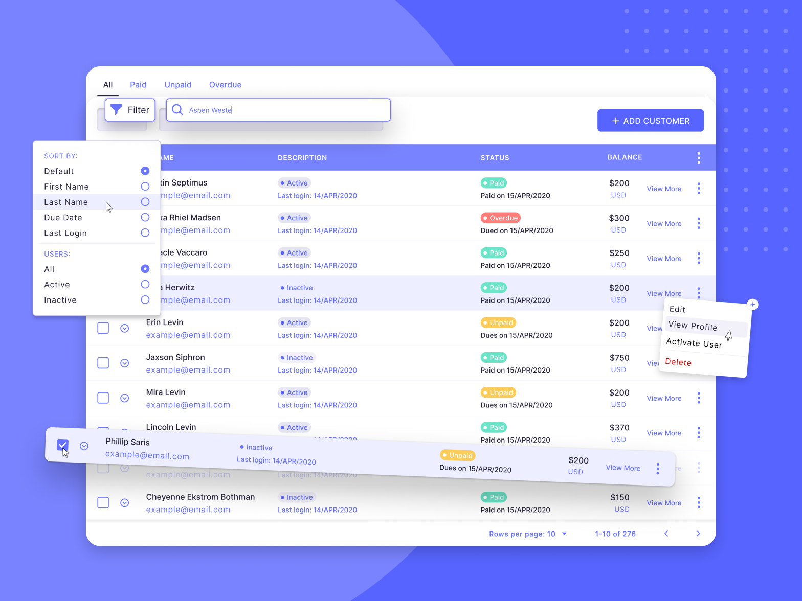 Order Panel - Untitled Interface by Nastya Sukharieva on Dribbble