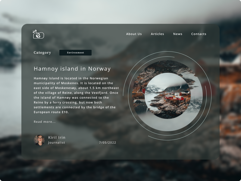 News Section designs, themes, templates and downloadable graphic ...