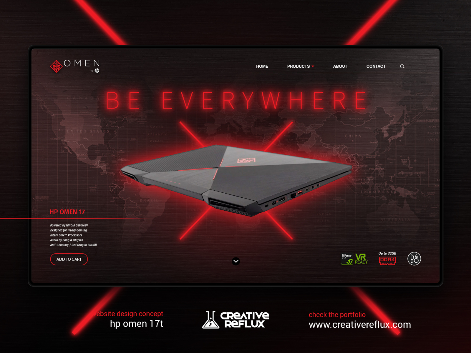 HP Omen by Creative Reflux on Dribbble