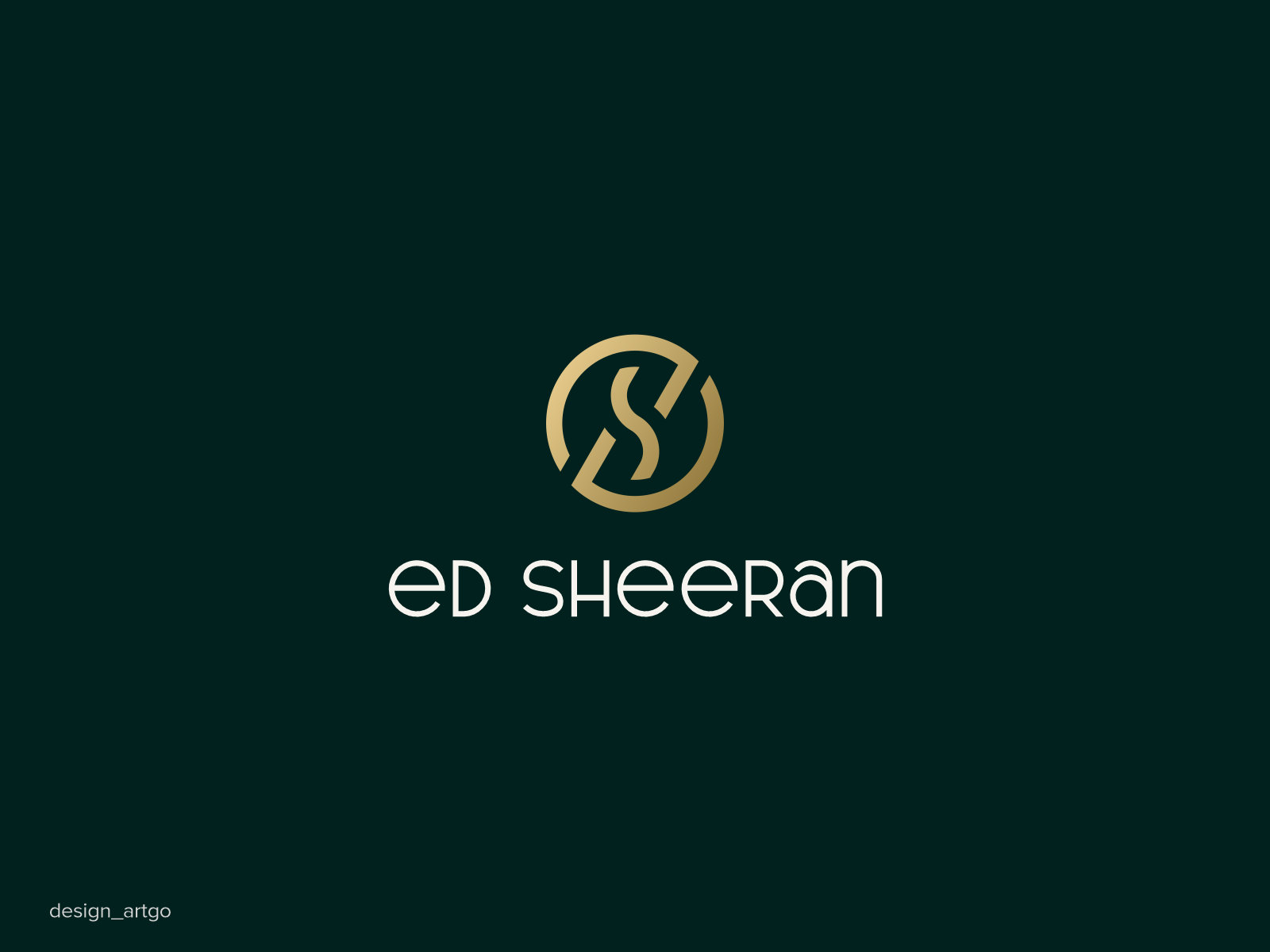 ed sheeran, simple ES mark by design_artgo on Dribbble
