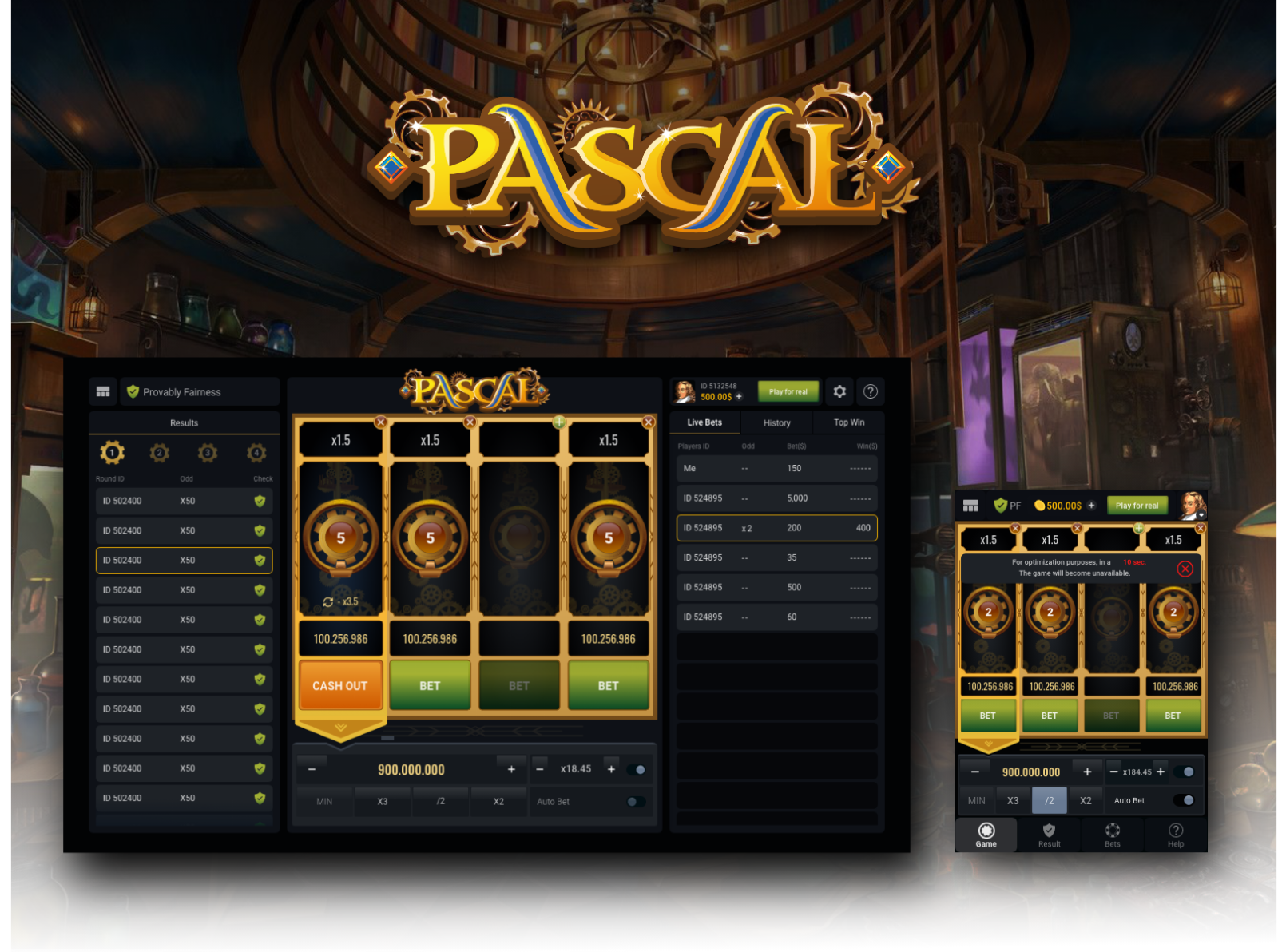 Pascal Game by Armen on Dribbble