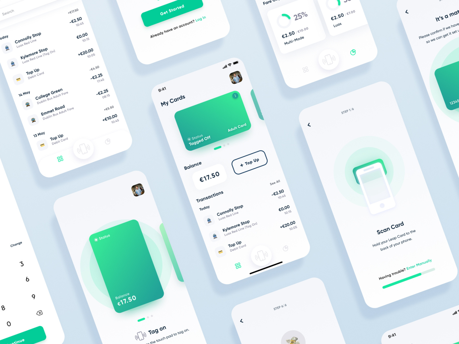 Digital Travel Card | Mobile App by Andy Carberry on Dribbble