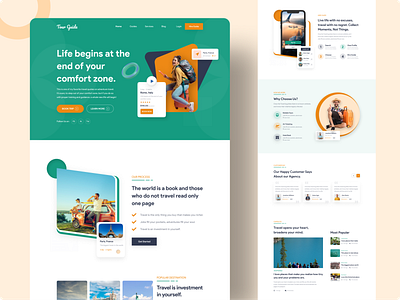 Travel Agency Web Exploration🔥🔥 by Shaker Ahmed 💯 on Dribbble