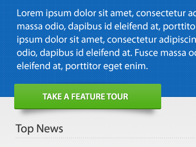 Take a feature tour by Jamie Cassidy on Dribbble