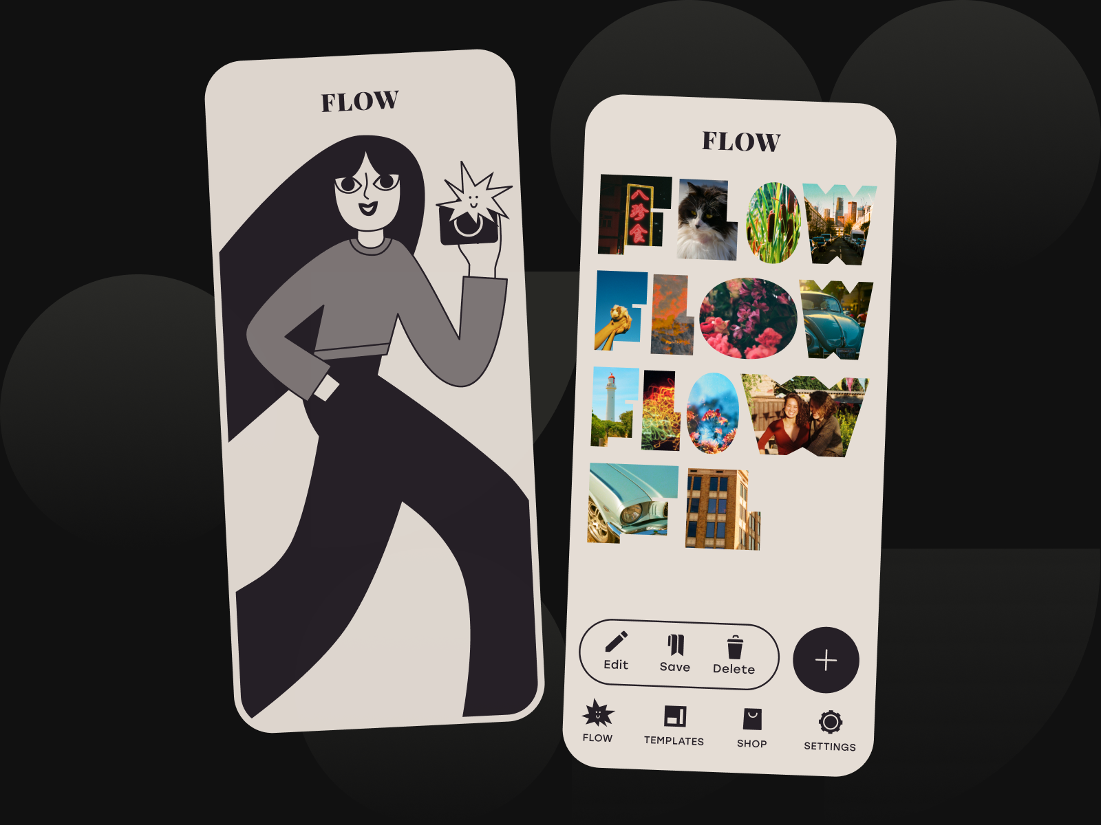 Flow Photo Editing App by ScrumLaunch on Dribbble