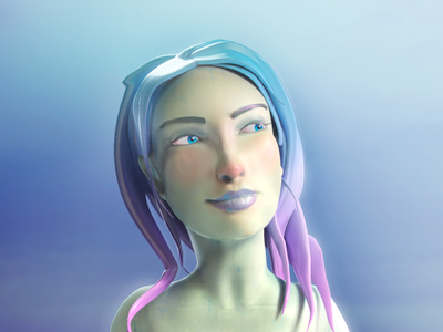 3D character Siren by Alberto Moreno on Dribbble