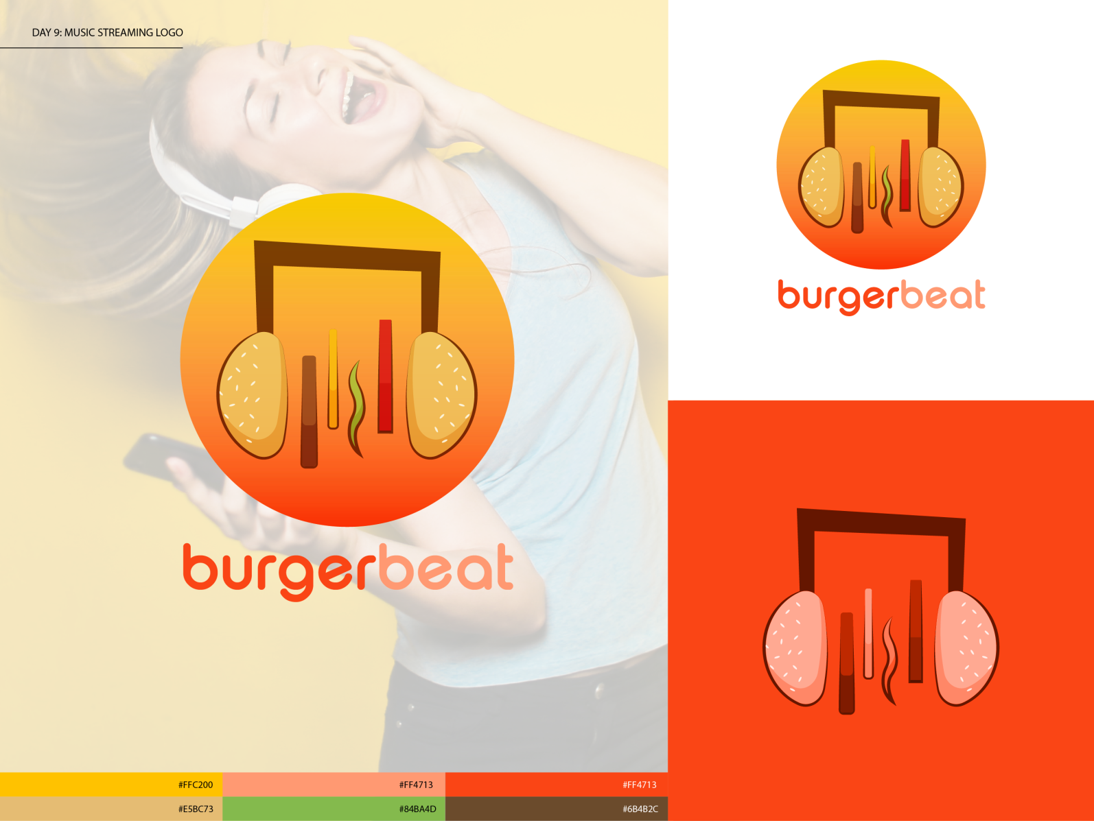 Day 9: Music Streaming Service Logo by Michelle Mata on Dribbble