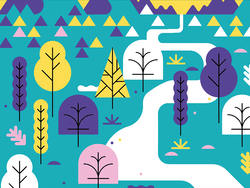 Lot of tress by Salmorejo Studio on Dribbble