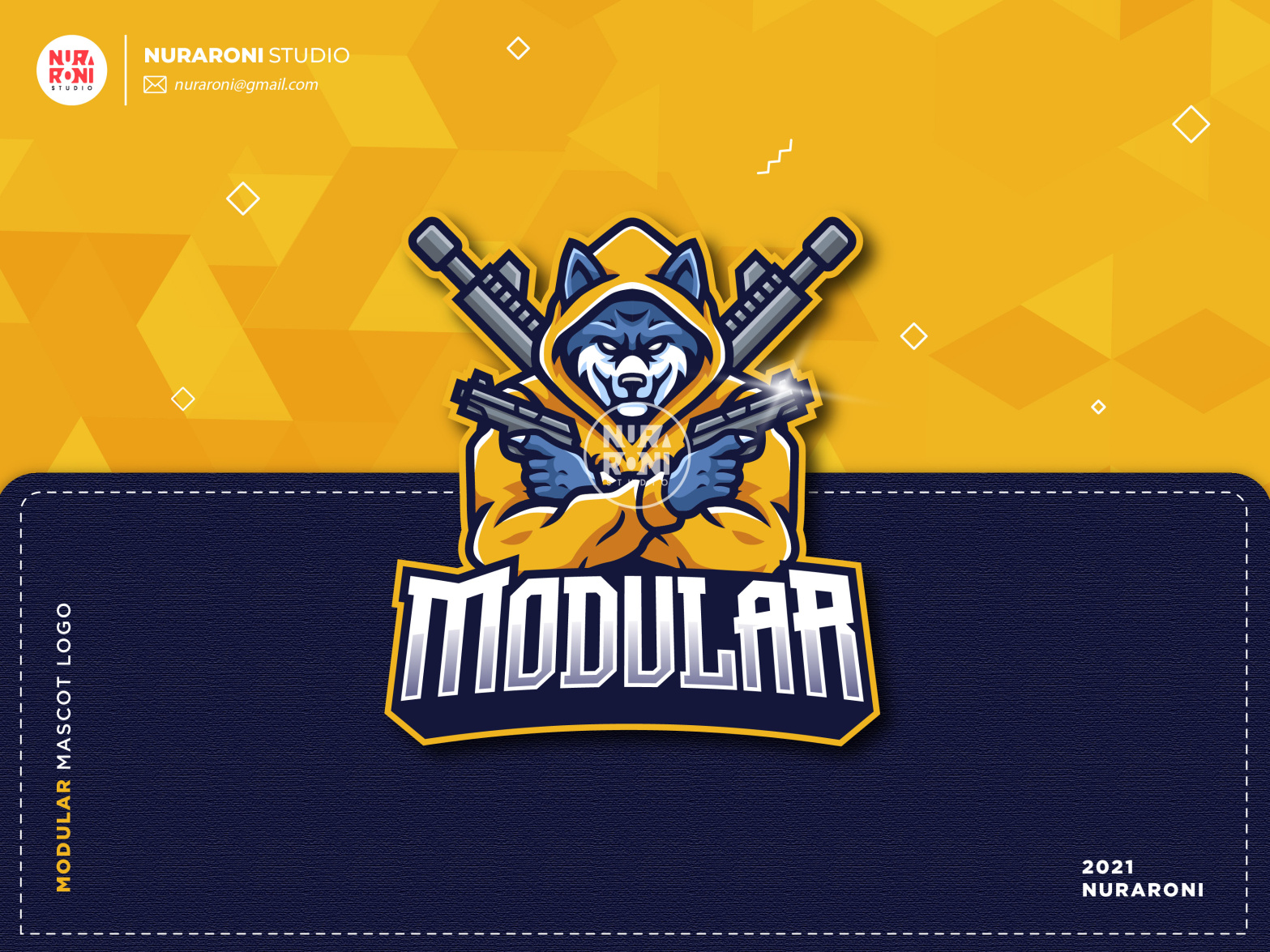 Modular Mascot Logo by Nuraroni Studio on Dribbble