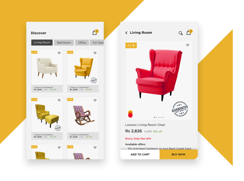 Home Shopping App by Shavez Mirza on Dribbble