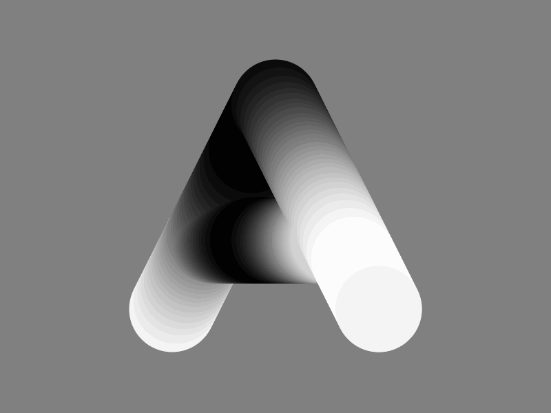 Animated A by Peter Cho on Dribbble