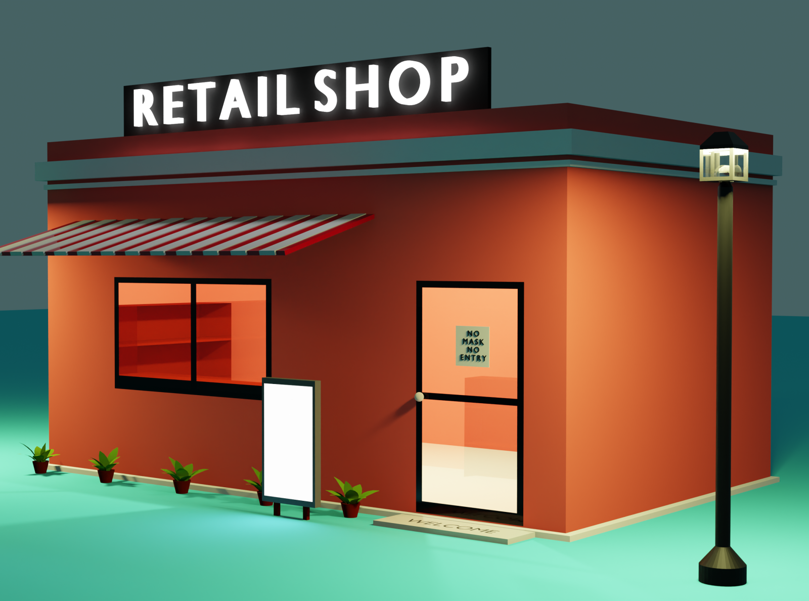 Retail shop by Ravi on Dribbble