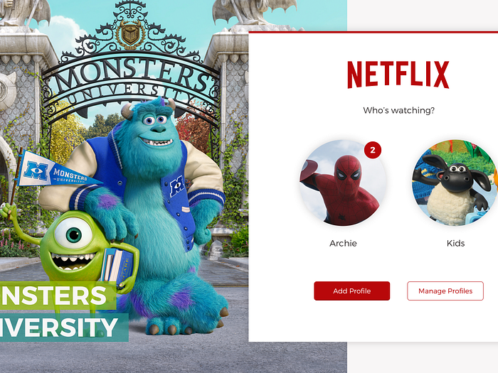 Netflix Profiles by James Hankin on Dribbble