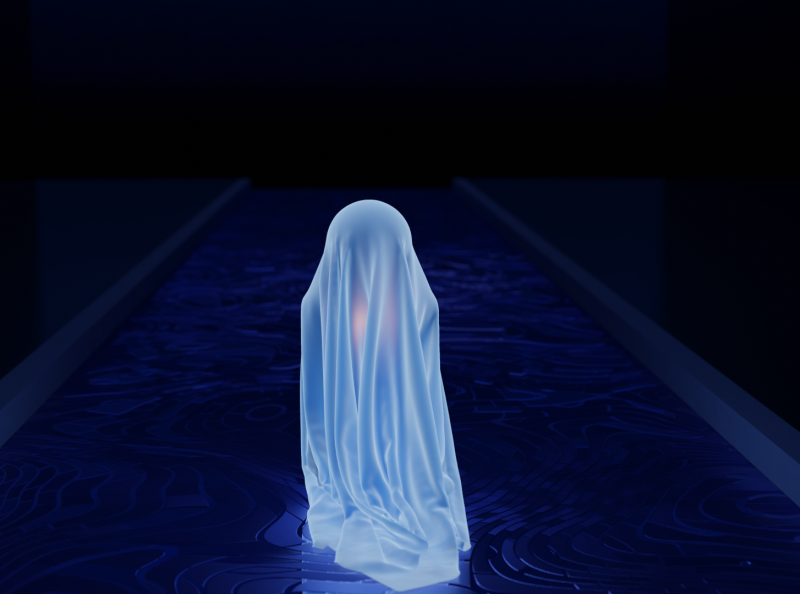 This is a ghost made of blender by Riot on Dribbble