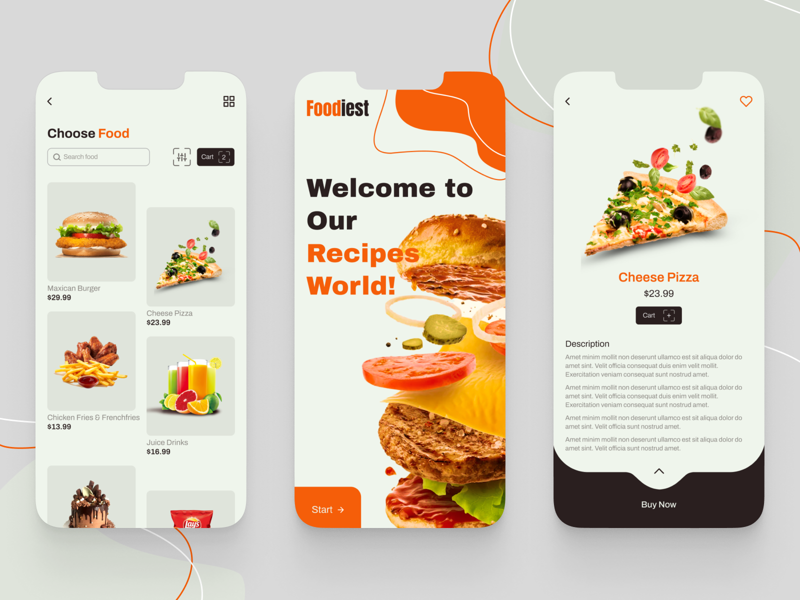Food delivery - Mobile app by Parthiv Deb Partho on Dribbble