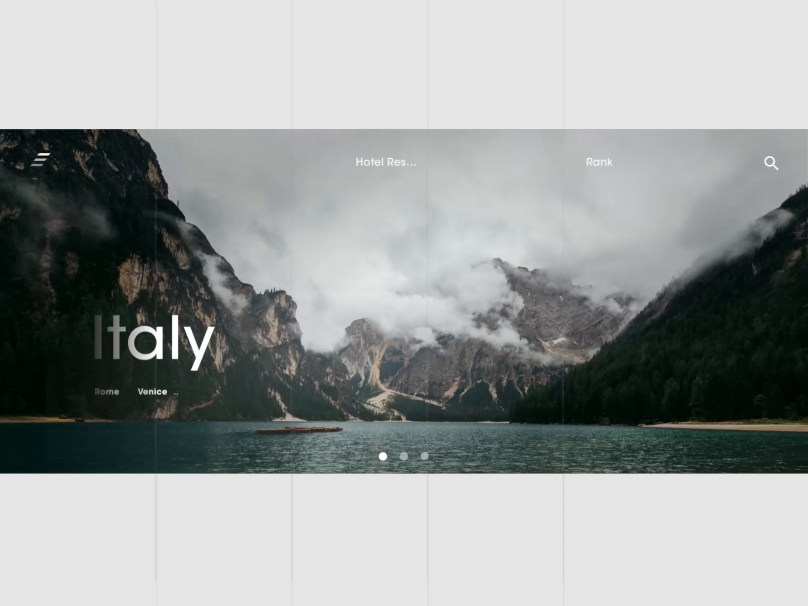 Tourism official website concept design by JIANGGM🍿 for UIGREAT Studio ...