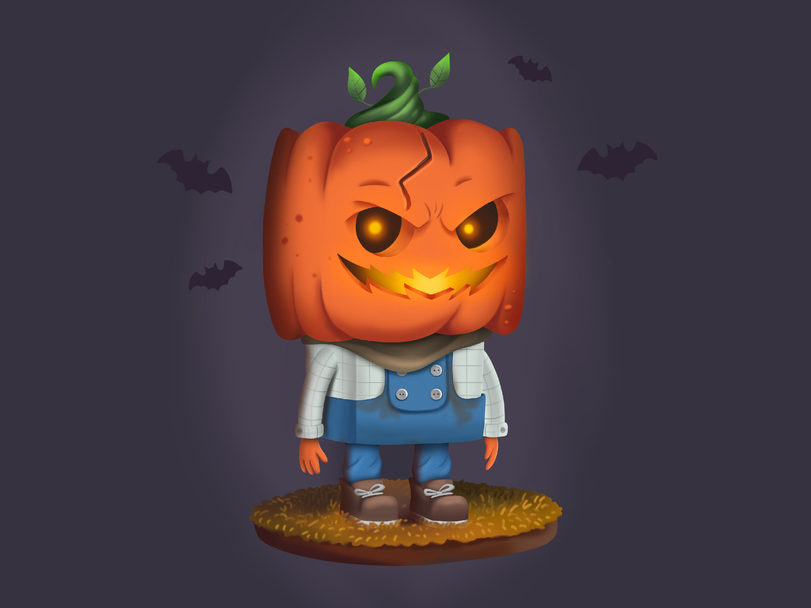 Pumpkin guy by Parisa Naghdi on Dribbble