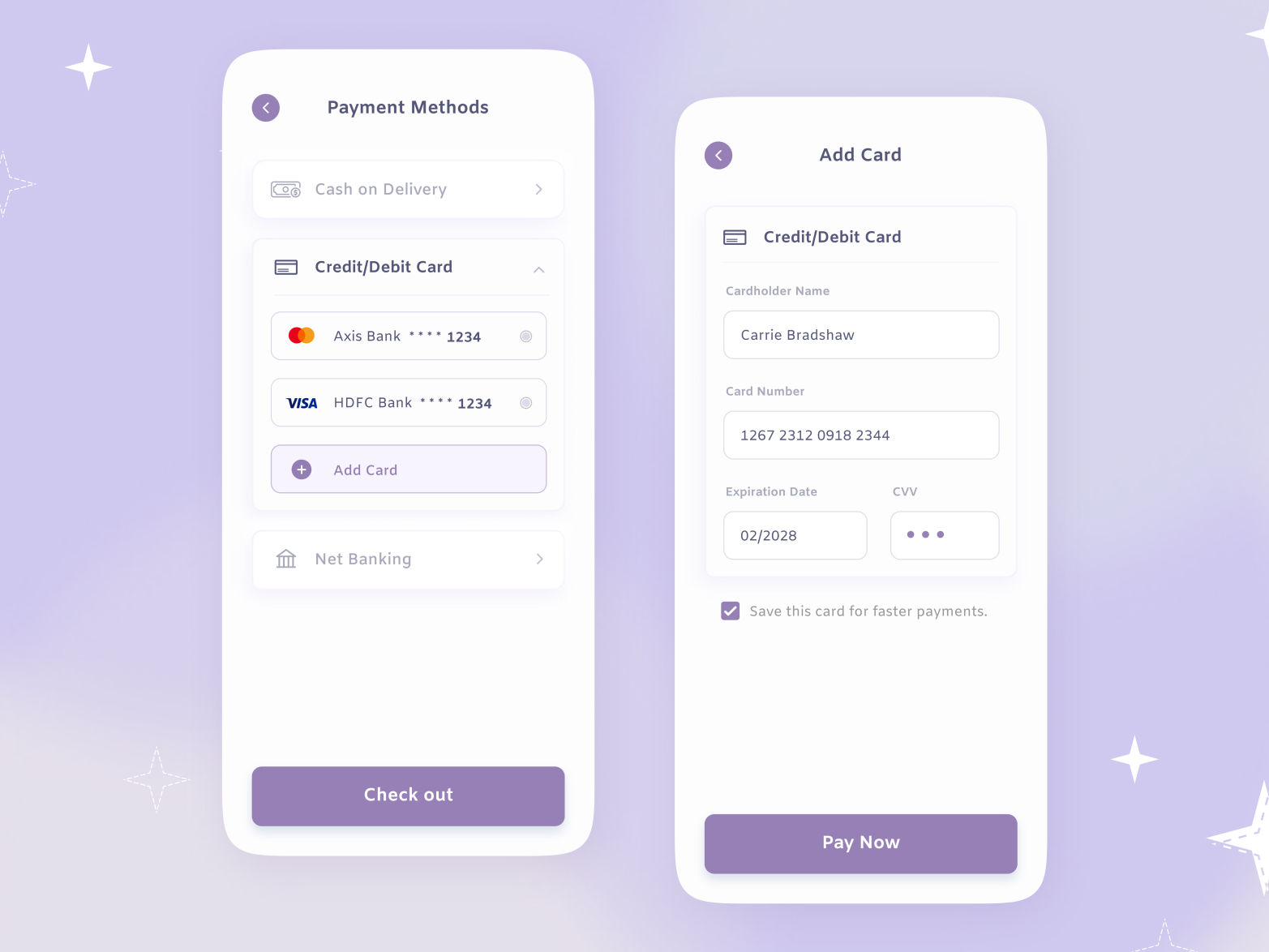 Payment Modal UI by Kritika Sharma on Dribbble