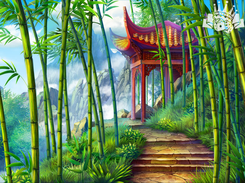 Slot Game Background for the Oriental Themed 🐼🐼🐼 by Slotopaint on Dribbble