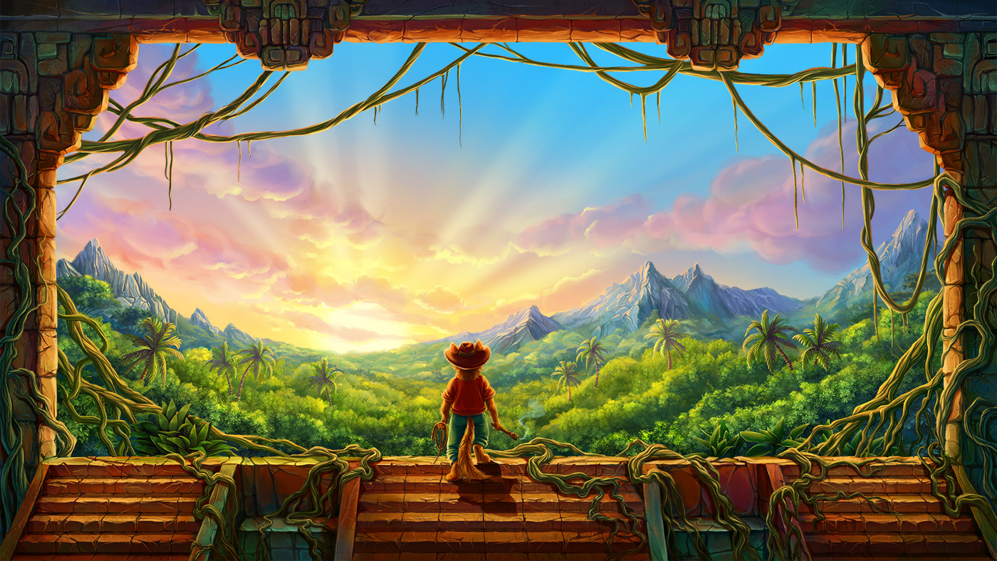 Adventure background by Slotopaint on Dribbble