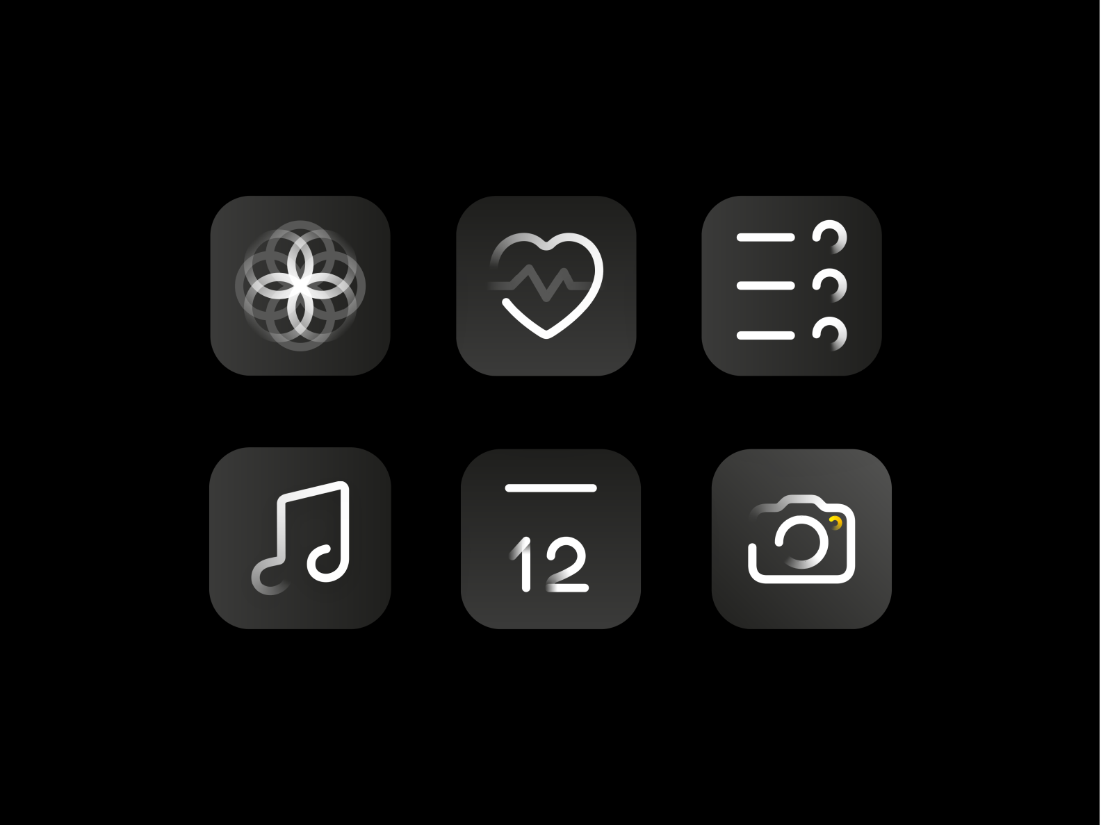 iOS 14 iCon - Dark v1 by Mohanned Al Rahmah on Dribbble