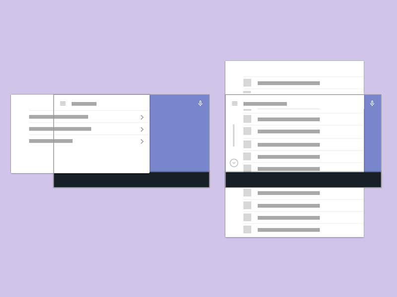 Drawer Menu and Lists Off-screen - Material Design by Eric Azares on ...