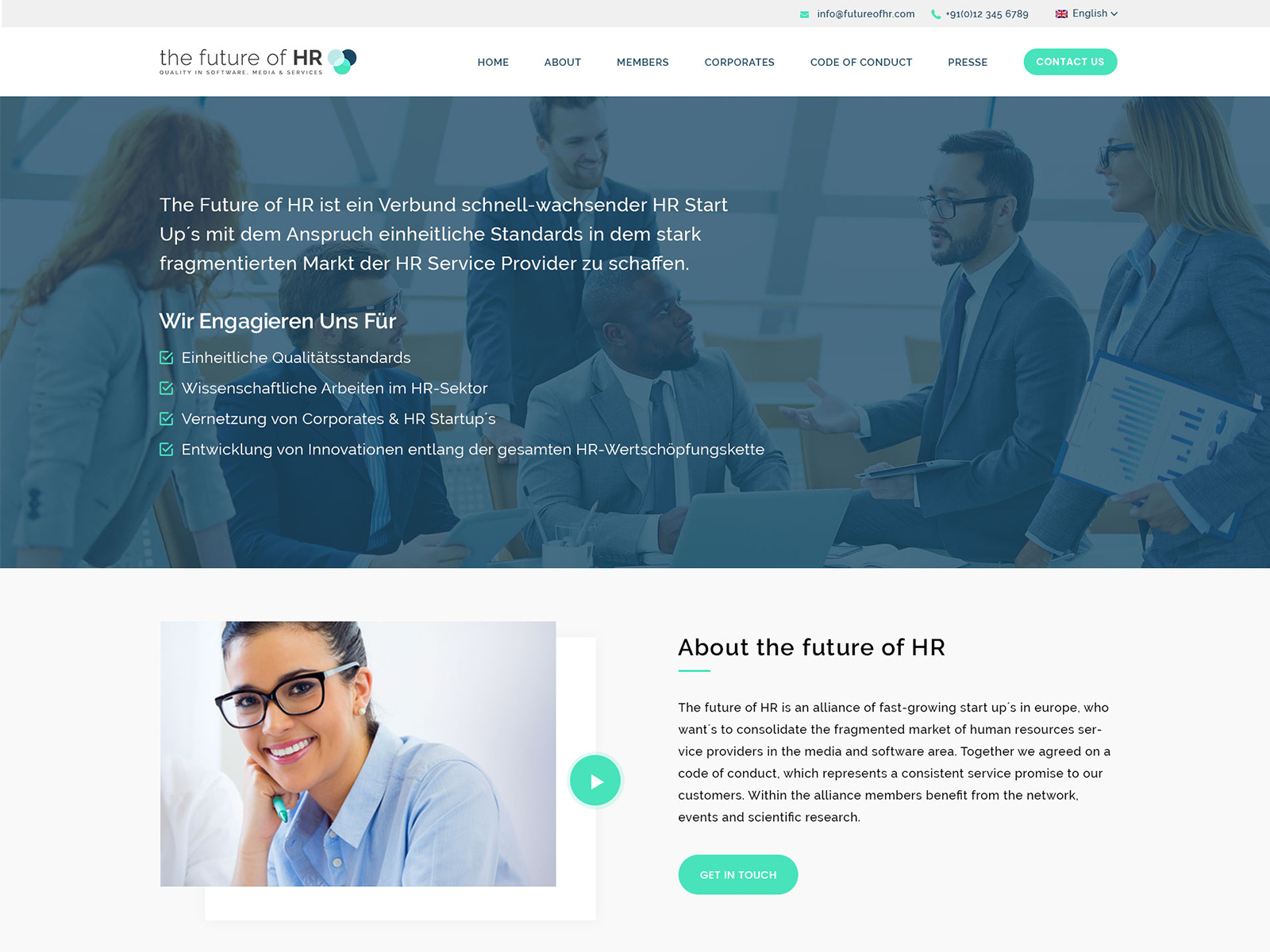 The Future of HR Web Page Design by WebPage Avenue on Dribbble