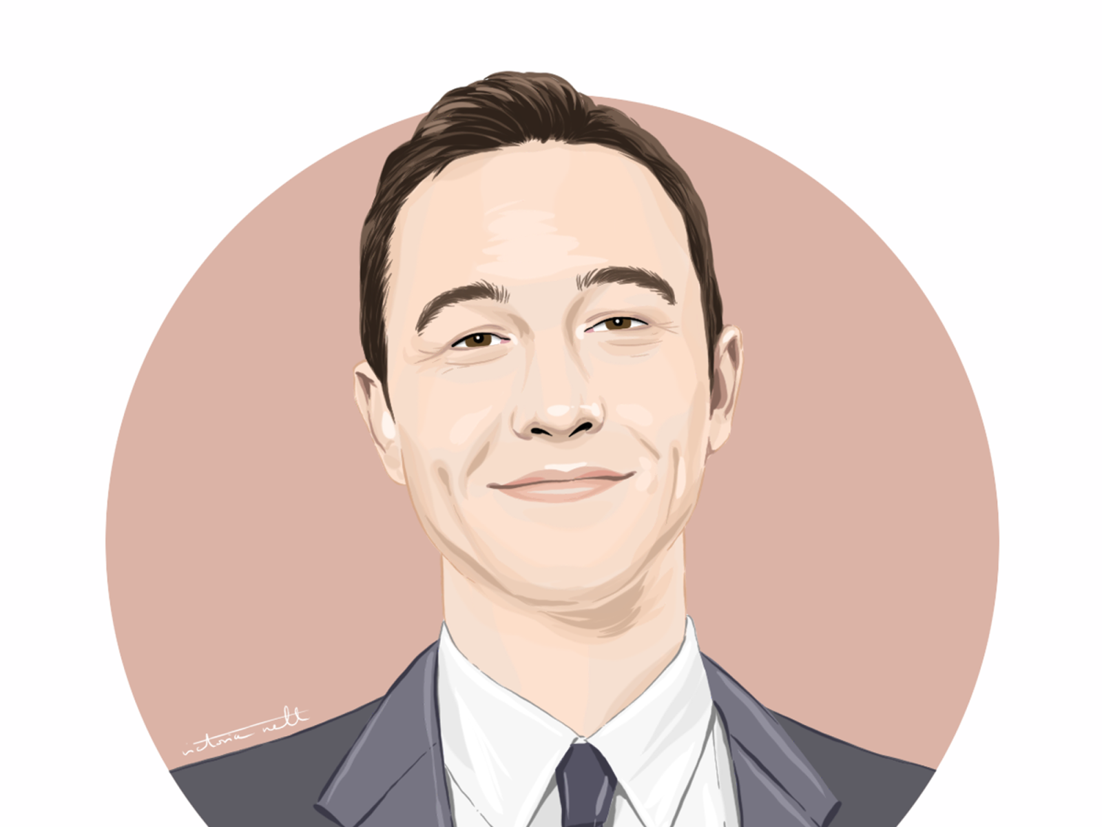 Joseph Gordon-Levitt by Victoria Nell on Dribbble