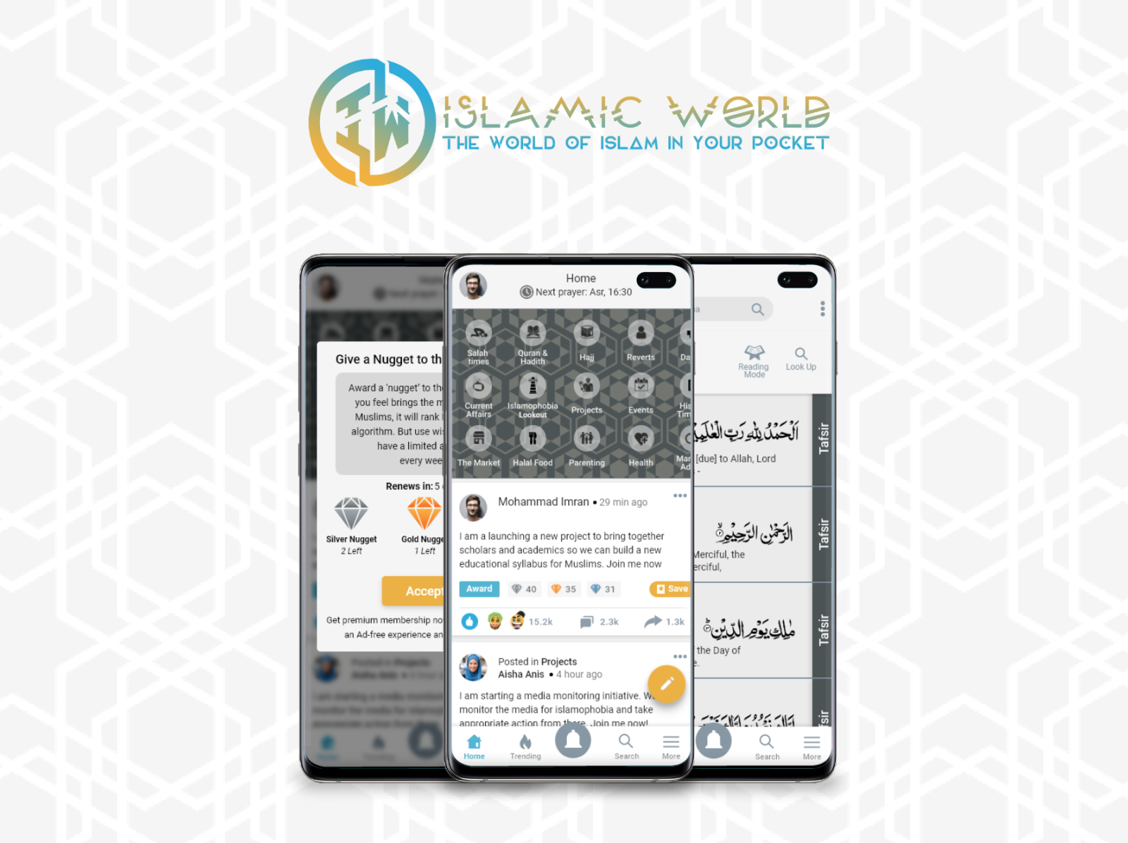 IslamicWorld Mobile App Ui Design by Abdul Basit on Dribbble