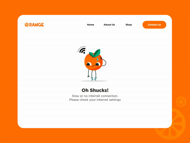 No Internet connection by Sanchita agrawal on Dribbble