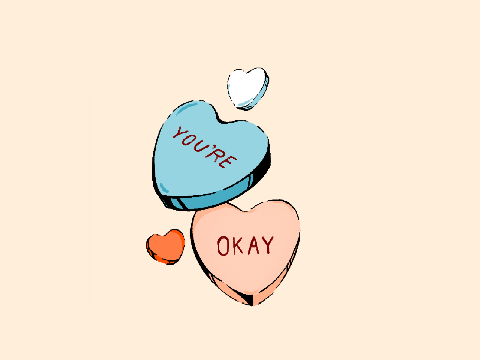 Hesitant love by Toni Sorrentino on Dribbble