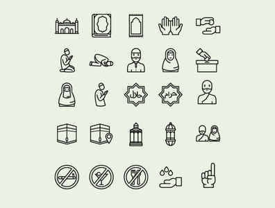 Muslim Icon by Idwan kurnia on Dribbble