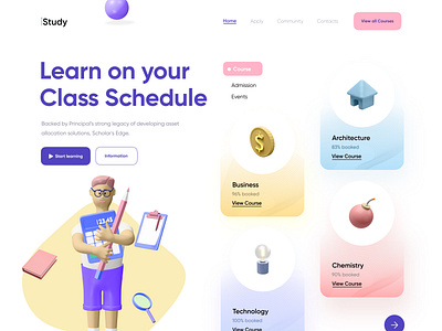 Online Education Platform by Ahsanul Tapadar on Dribbble