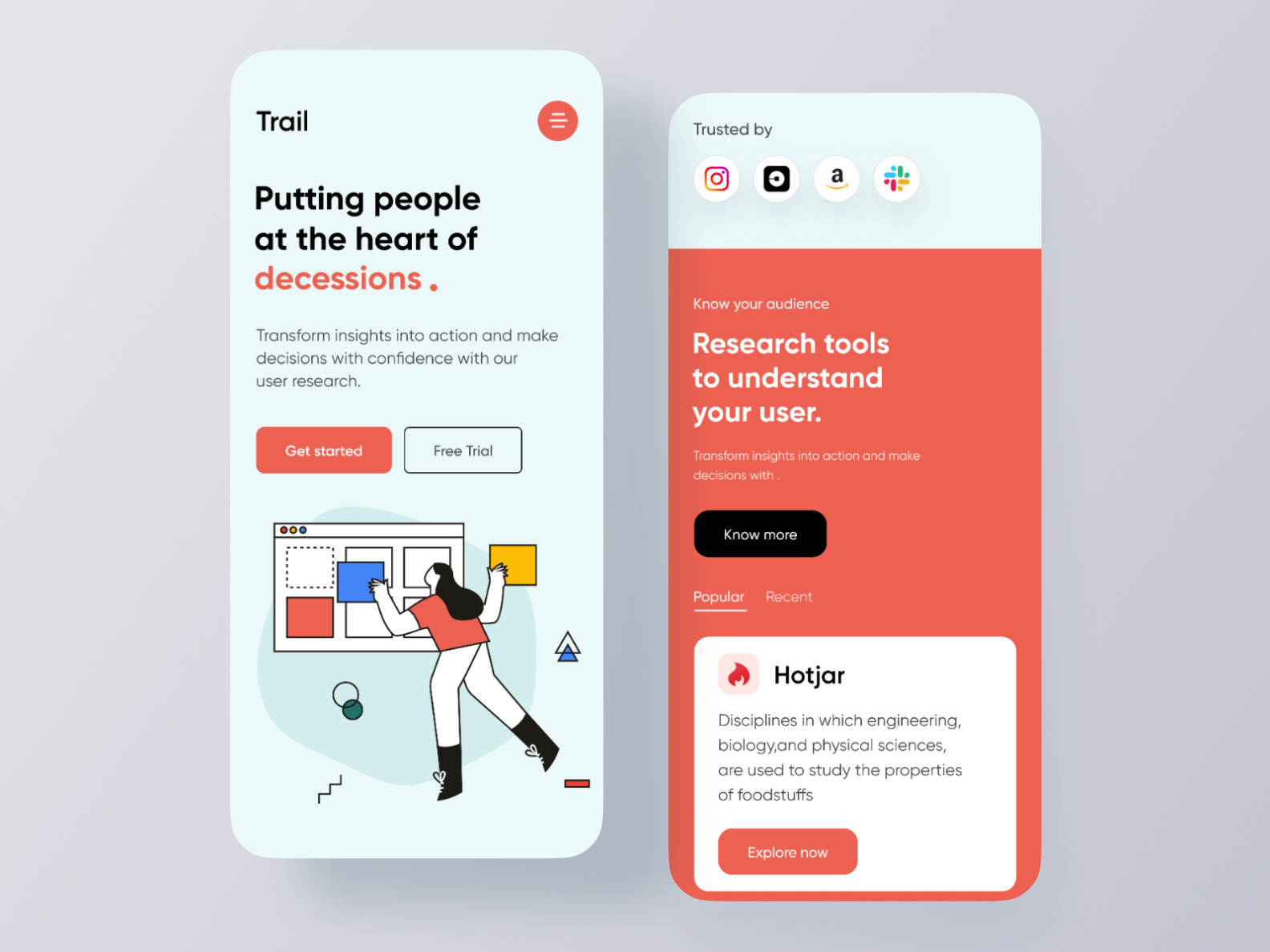 Mobile Responsive Design for User Research Platform by Ahsanul Islam ...